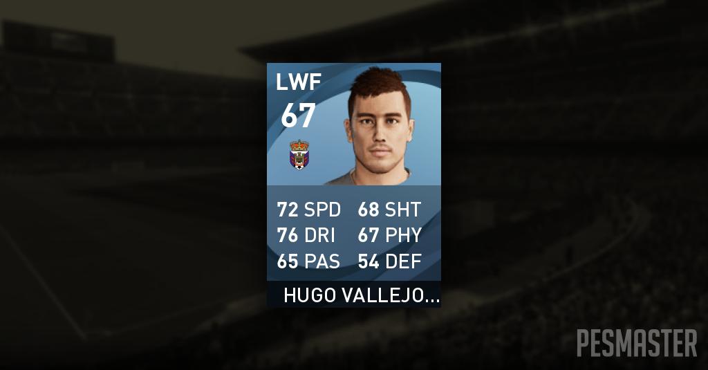 Hugo Vallejo PES 2021 Mobile Stats