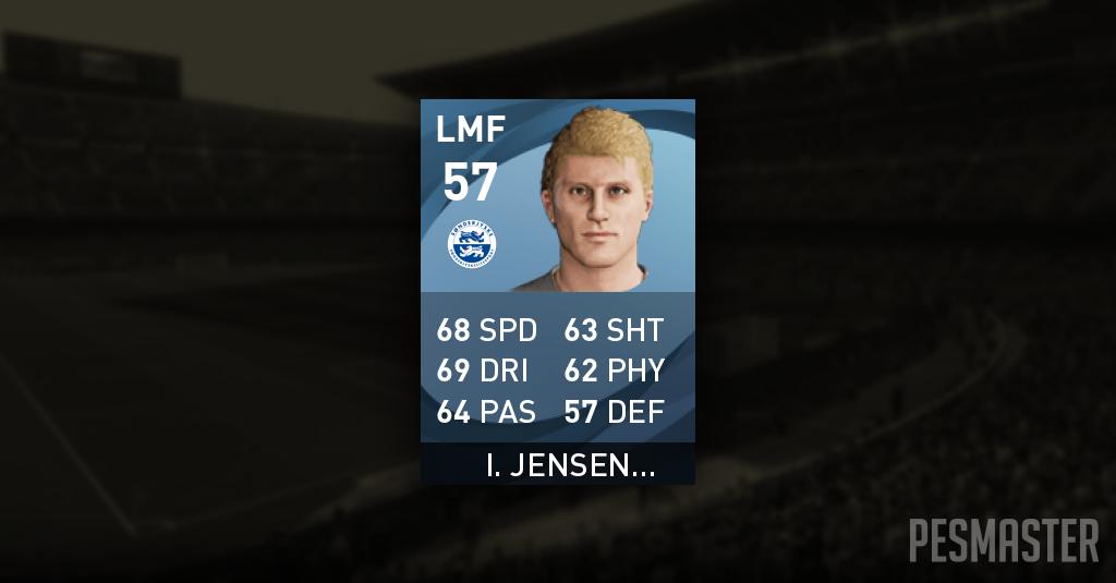 Isak Jensen PES 2021 Mobile Stats