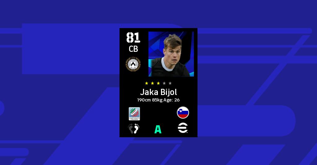 Jaka Bijol eFootball 2022 Stats