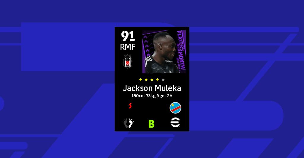 Jackson Muleka eFootball 2022 Stats