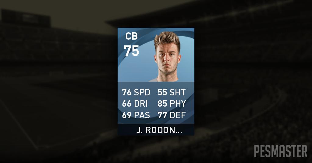 Joe Rodon PES 2021 Mobile Stats