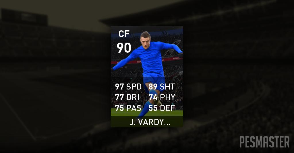 Jamie Vardy PES 2021 Stats
