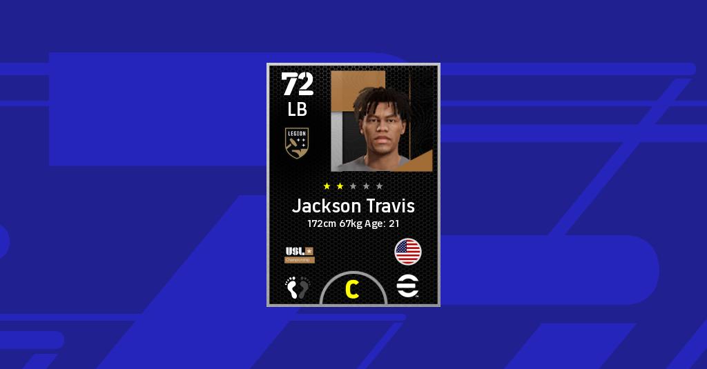 Jackson Travis eFootball 2022 Stats