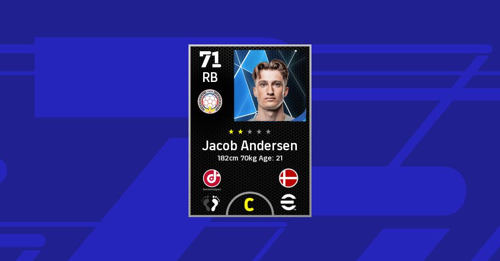 Jacob Andersen eFootball 2022 Stats