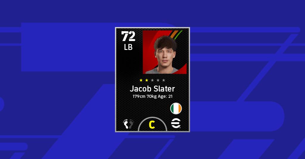 Jacob Slater eFootball 2022 Stats