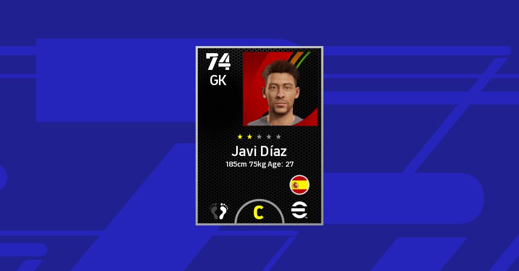 Javi Diaz Sanchez eFootball 2022 Stats
