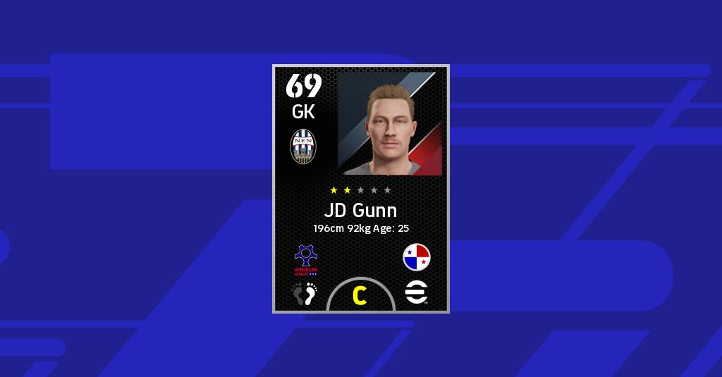 JD Gunn eFootball 2022 Stats