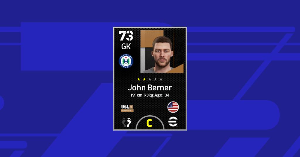 John Berner eFootball Stats
