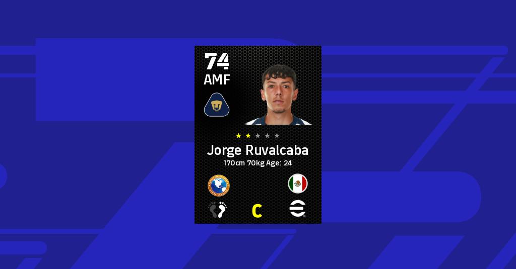 Jorge Ruvalcaba eFootball 2022 Stats