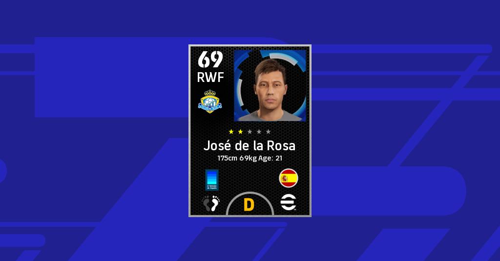José de la Rosa eFootball 2022 Stats