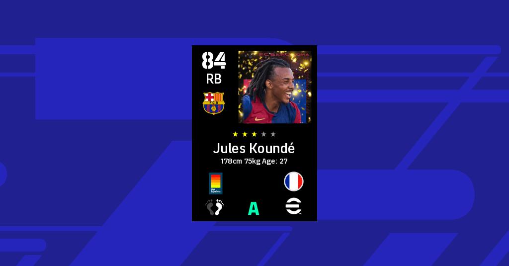 Jules Kounde eFootball Stats