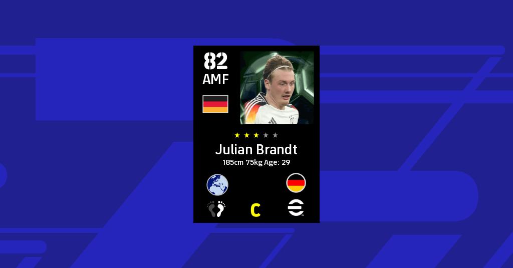 Julian Brandt eFootball Stats
