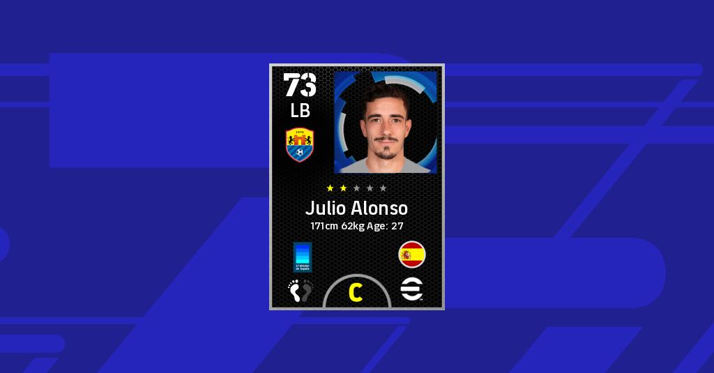 Julio Alonso eFootball 2022 Stats