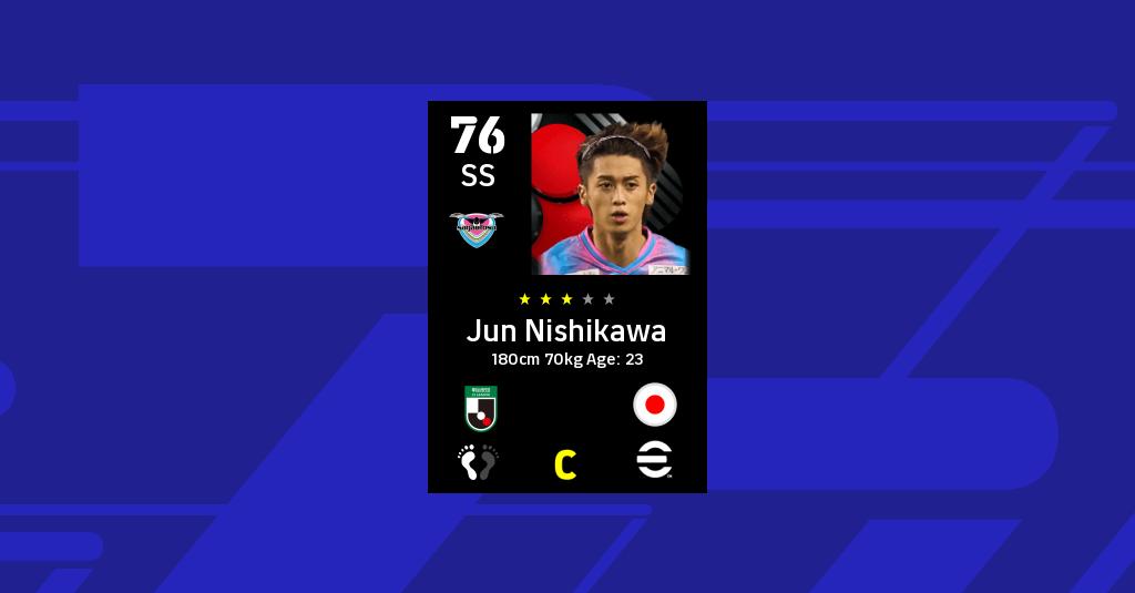 Jun Nishikawa eFootball 2022 Stats