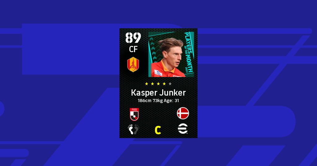 Kasper Junker eFootball 2022 Stats