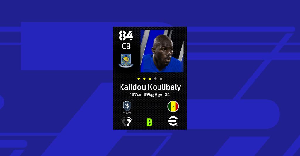Kalidou Koulibaly eFootball 2022 Stats