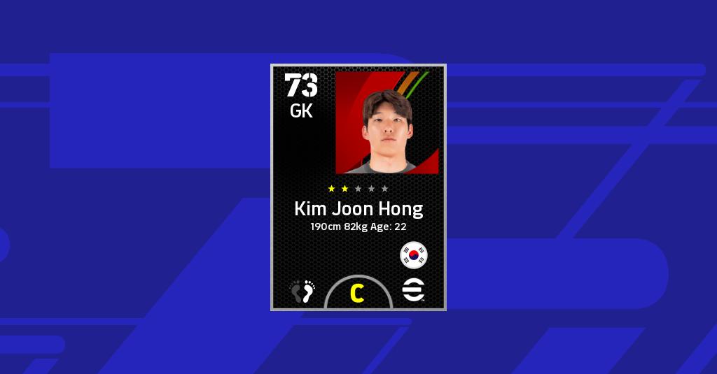 Kim Joon Hong eFootball Stats