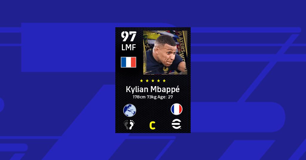 Kylian Mbappé eFootball Stats
