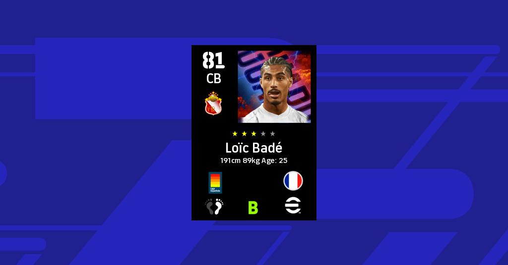 Loïc Badé eFootball 2022 Stats