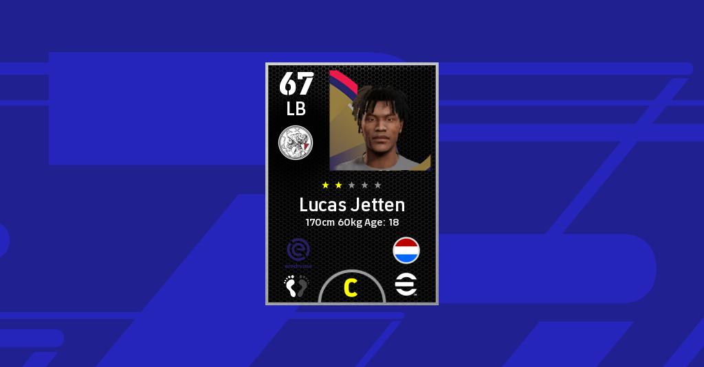 Lucas Jetten eFootball Stats