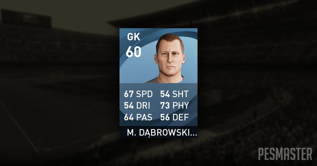 Maciej Dabrowski PES 2021 Mobile Stats