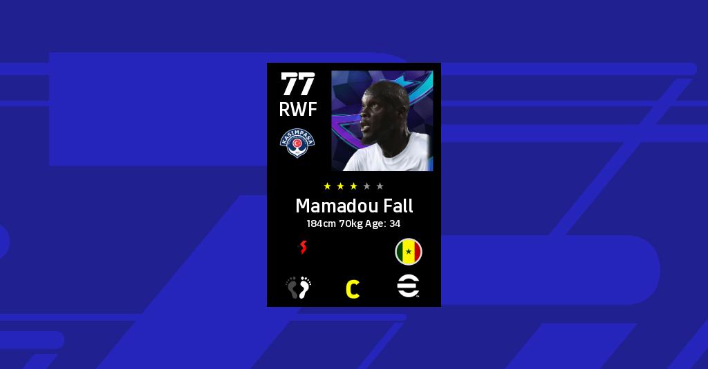 Mamadou Fall eFootball 2022 Stats