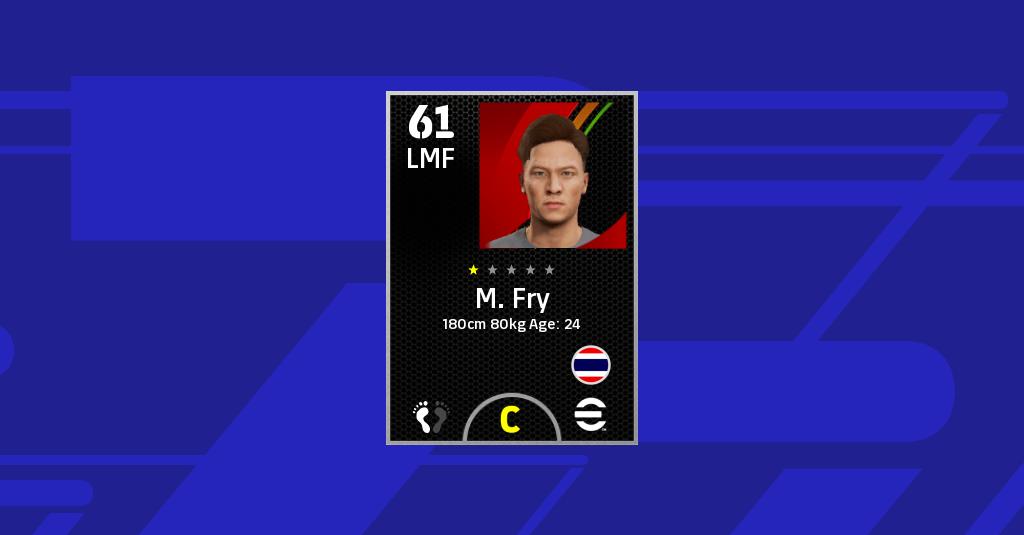 M. Fry eFootball 2022 Stats