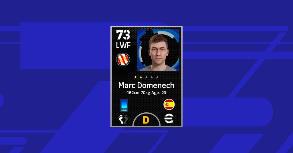 Marc Domenech eFootball 2022 Stats