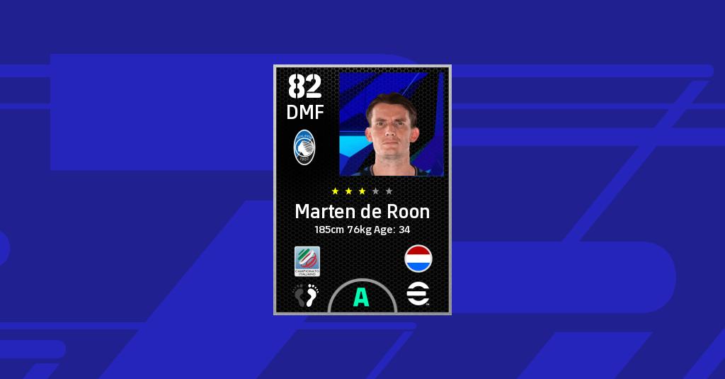 Marten de Roon eFootball Stats