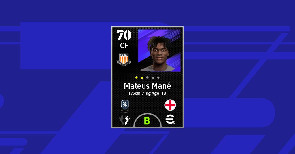 Mateus Mané eFootball Stats