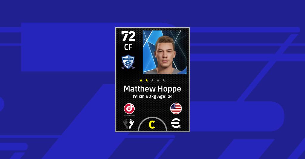 Matthew Hoppe eFootball Stats