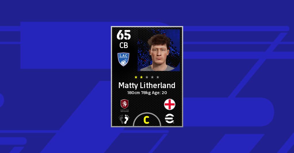 Matty Litherland eFootball 2022 Stats