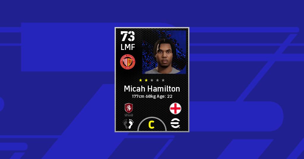 Micah Hamilton eFootball 2022 Stats
