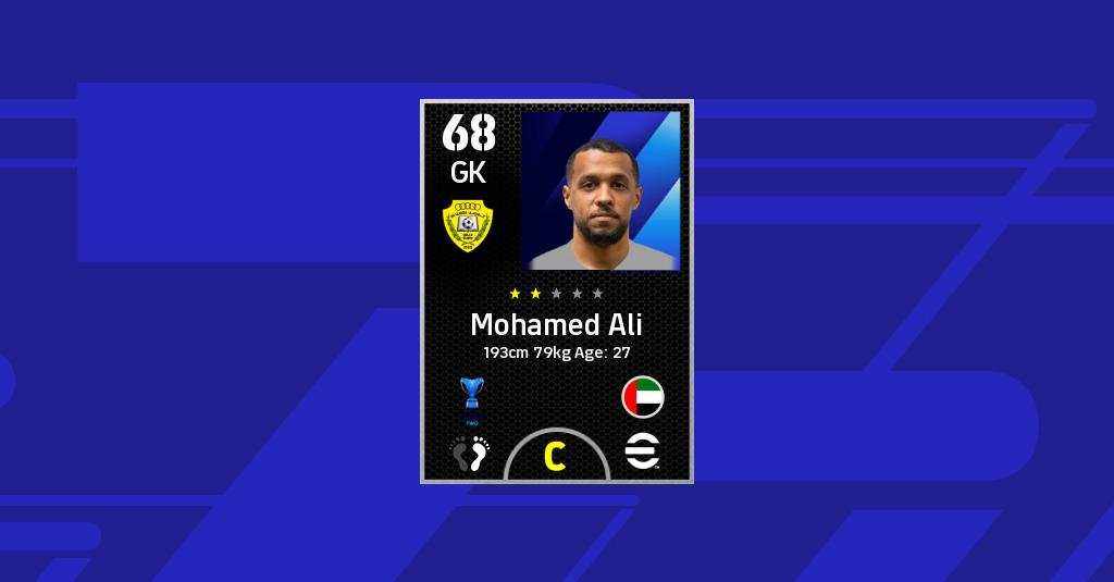 Mohamed Ali eFootball 2022 Stats