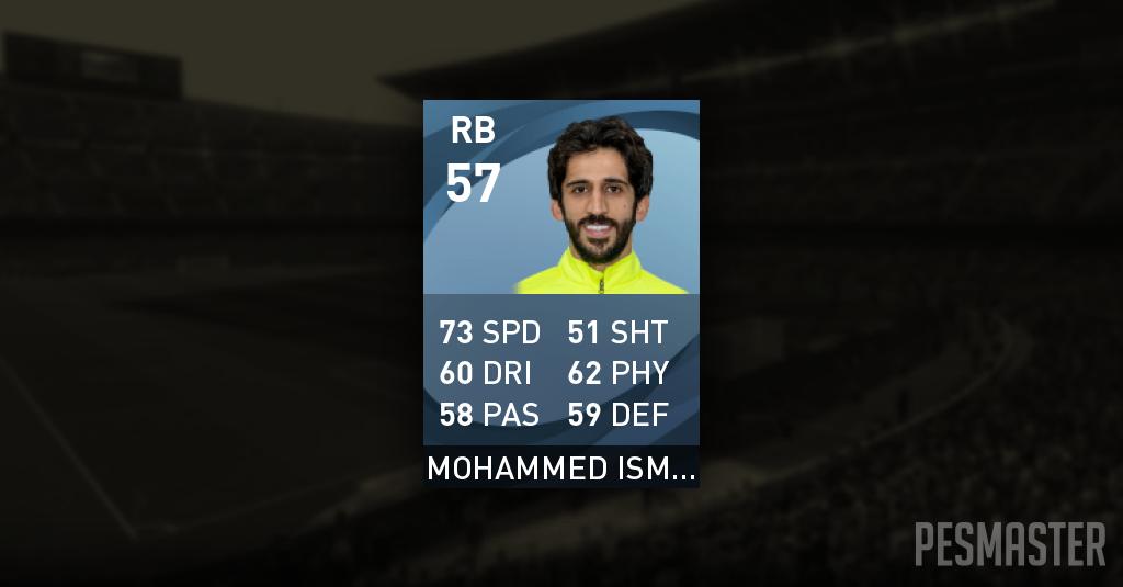 Mohammed Ismael PES 2021 Stats