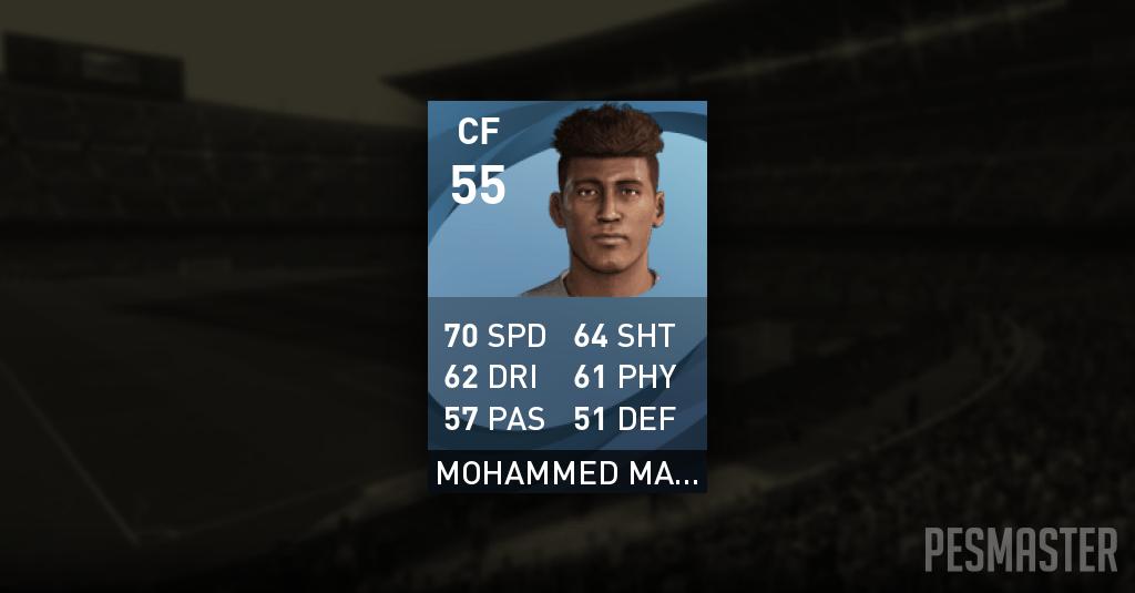 Mohammed Maran PES 2021 Mobile Stats