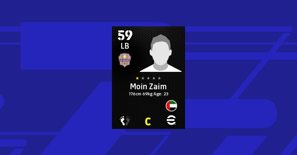 Moin Zaim eFootball 2022 Stats