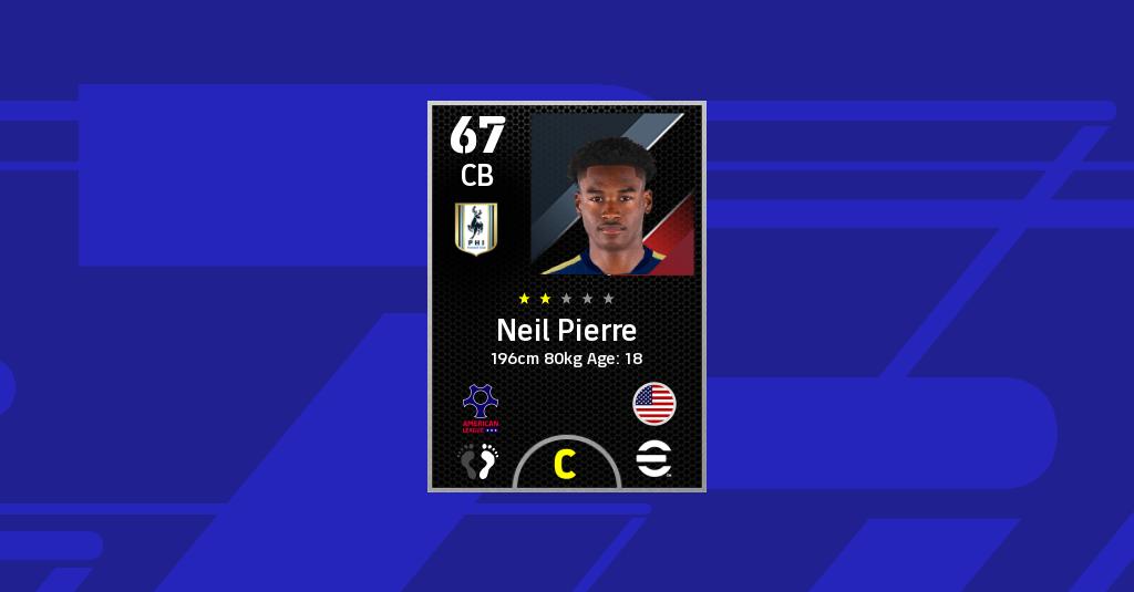 Neil Pierre eFootball Stats