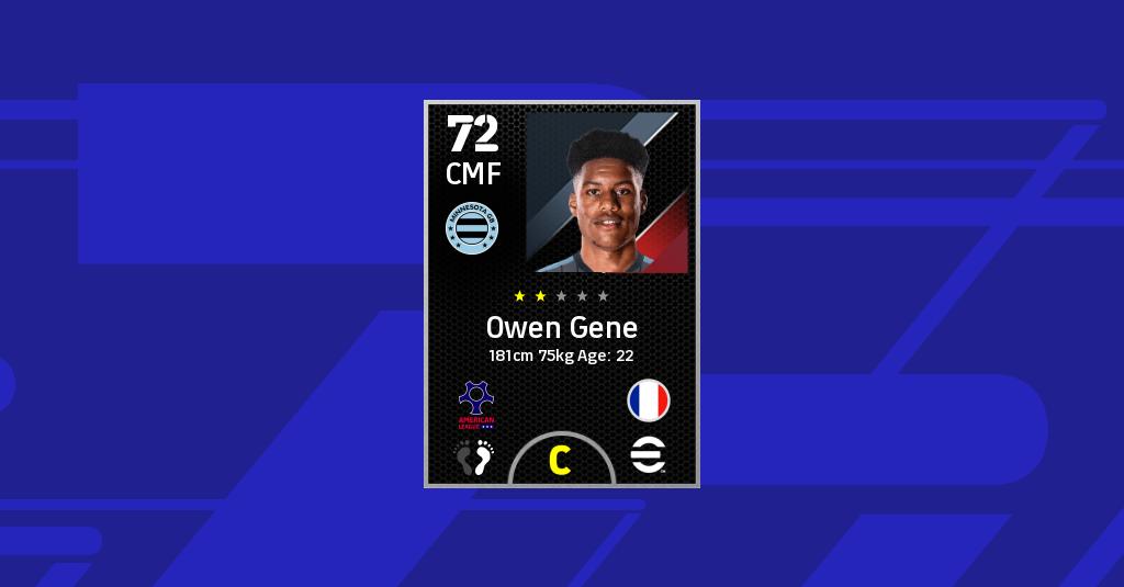 Owen Gene eFootball 2022 Stats