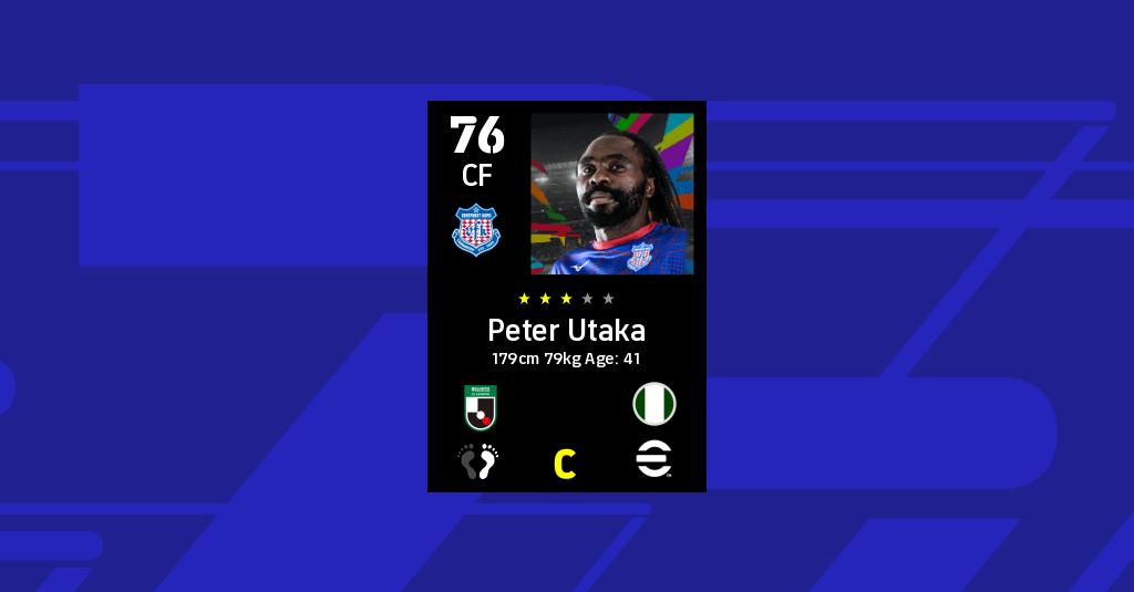 Peter Utaka eFootball 2022 Stats