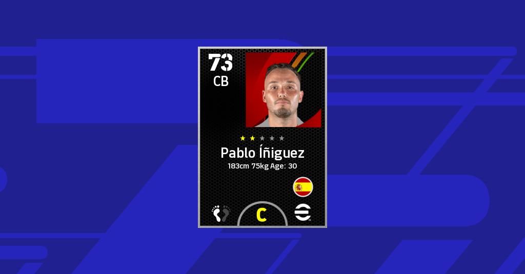 Pablo Íñiguez eFootball 2022 Stats