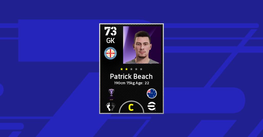 Patrick Beach eFootball 2022 Stats