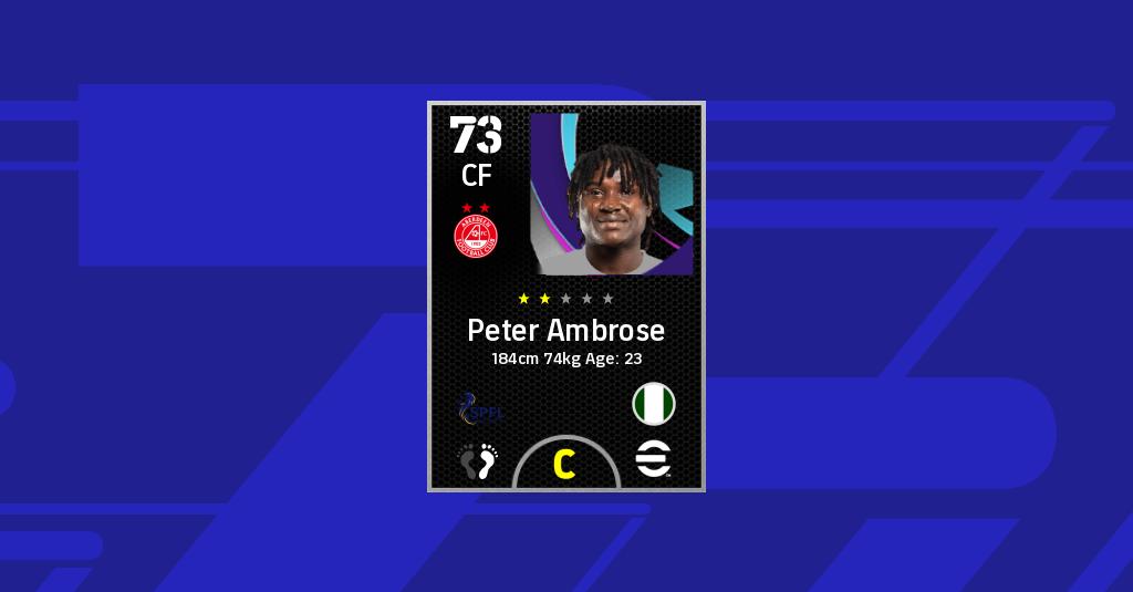 Peter Ambrose eFootball 2022 Stats