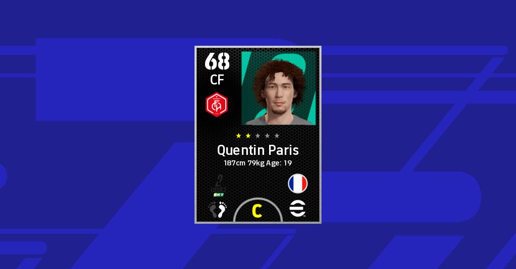 Quentin Paris eFootball 2022 Stats