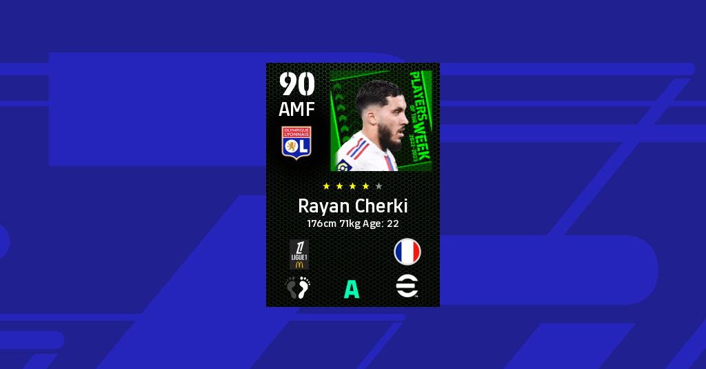 Rayan Cherki eFootball Stats