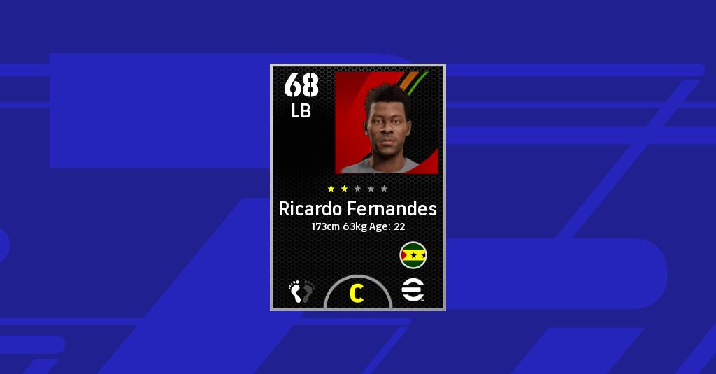 Ricardo Fernandes eFootball 2022 Stats