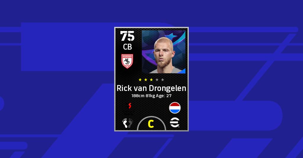 Rick van Drongelen eFootball Stats