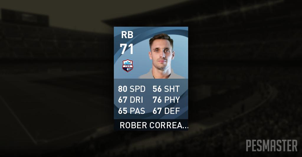 Roberto Correa PES 2021 Stats