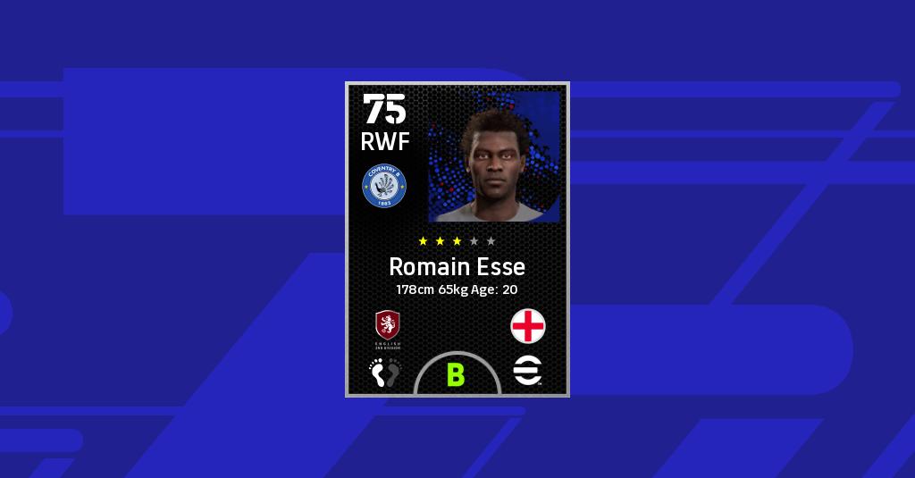 Romain Esse eFootball 2022 Stats