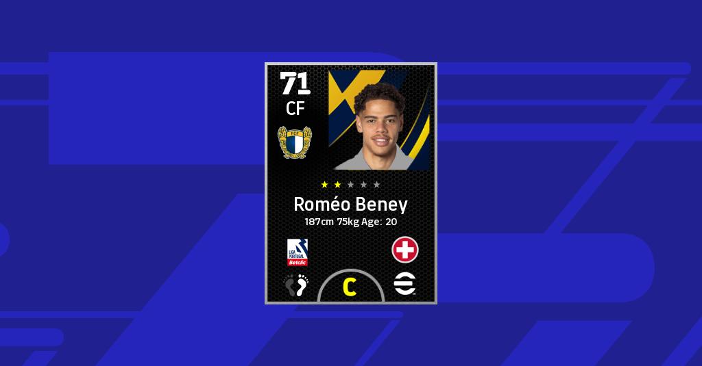 Roméo Beney eFootball Stats